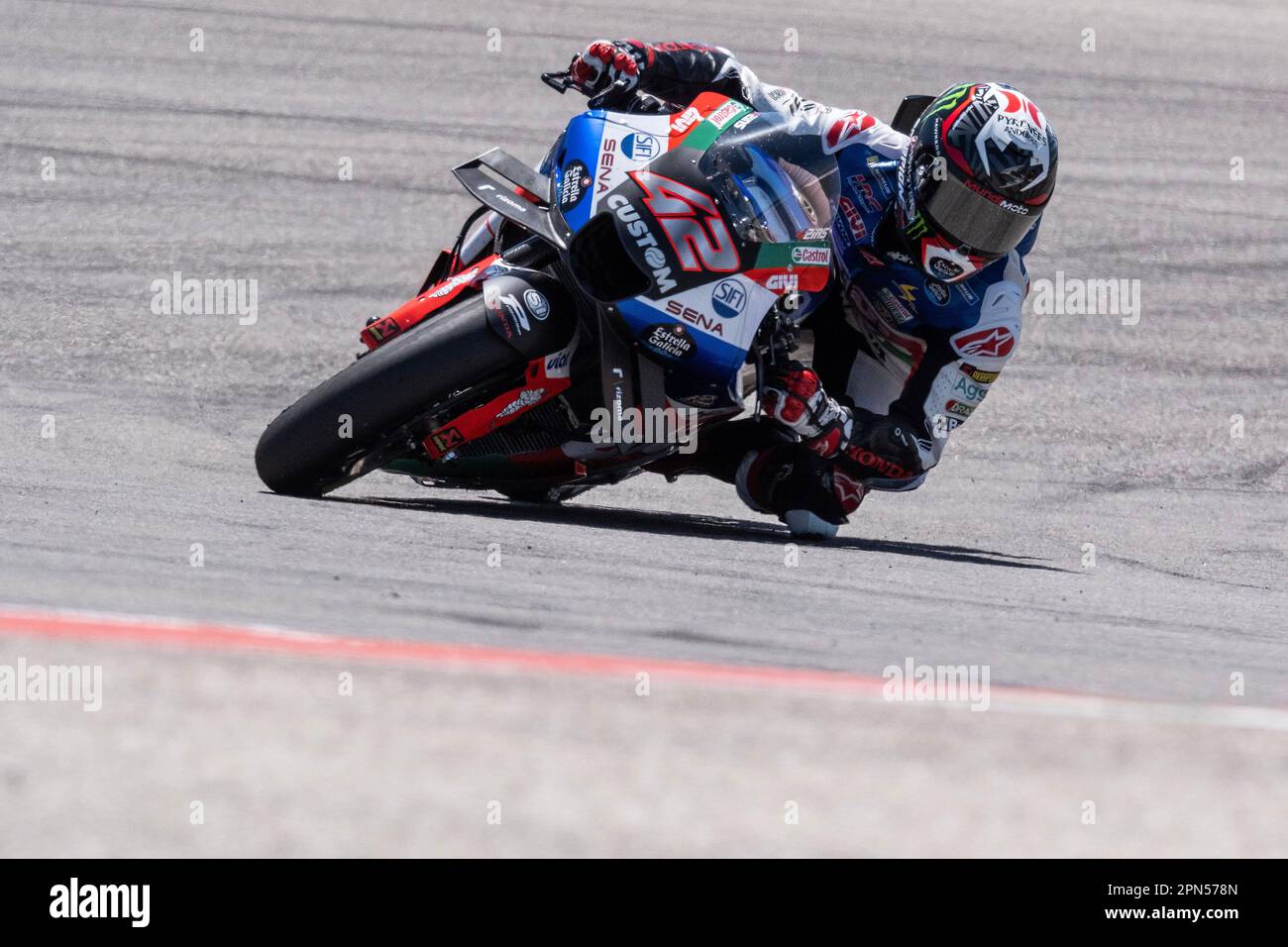 The Americas. 16th Apr, 2023. Alex Rins (42) with LCR Honda Castrol in ...