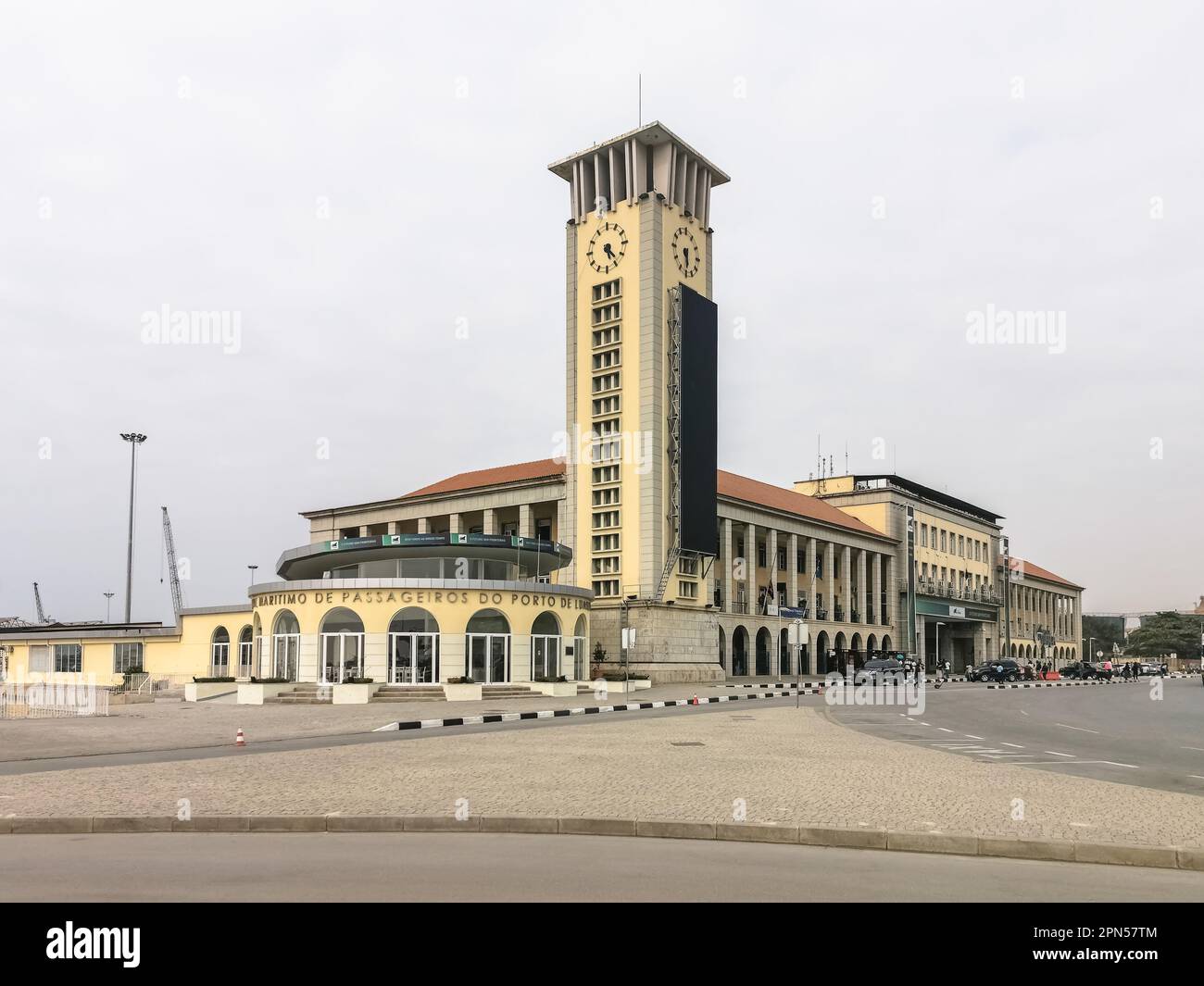 Luanda Angola - 07 11 2022: Main front facade of the iconic building ...