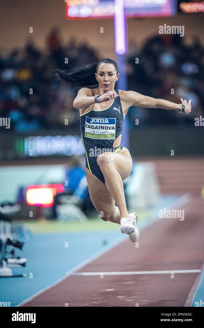 Diana Zagainova participating in the Madrid Indoor Tour of Madrid 2023 ...