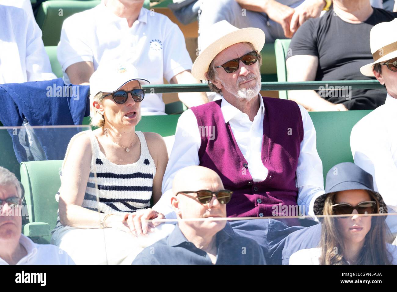 Monte Carlo, Monaco. 16th Apr, 2023. Jim Ratcliffe and Catherine Polli ...
