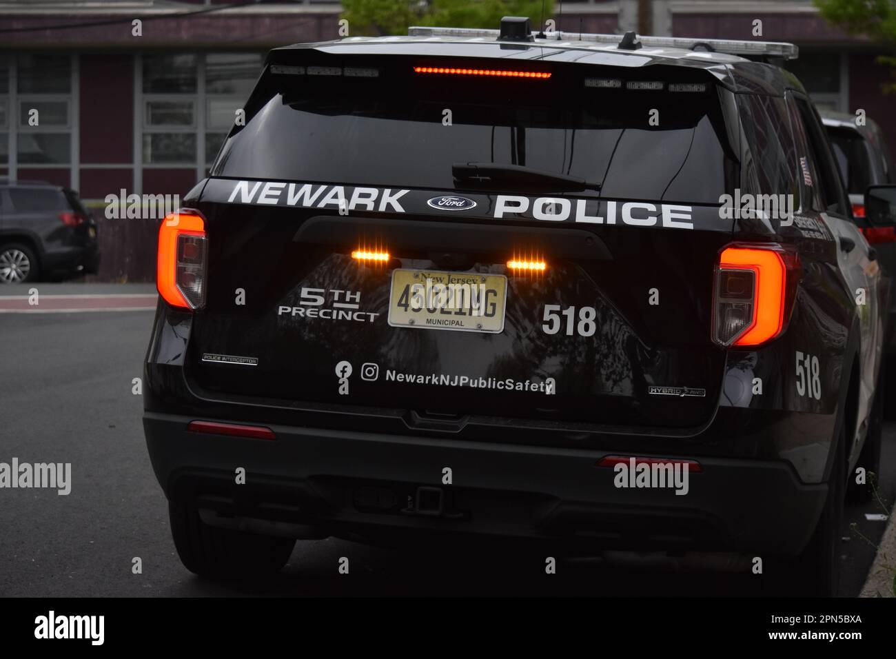 Newark police car hi-res stock photography and images - Alamy