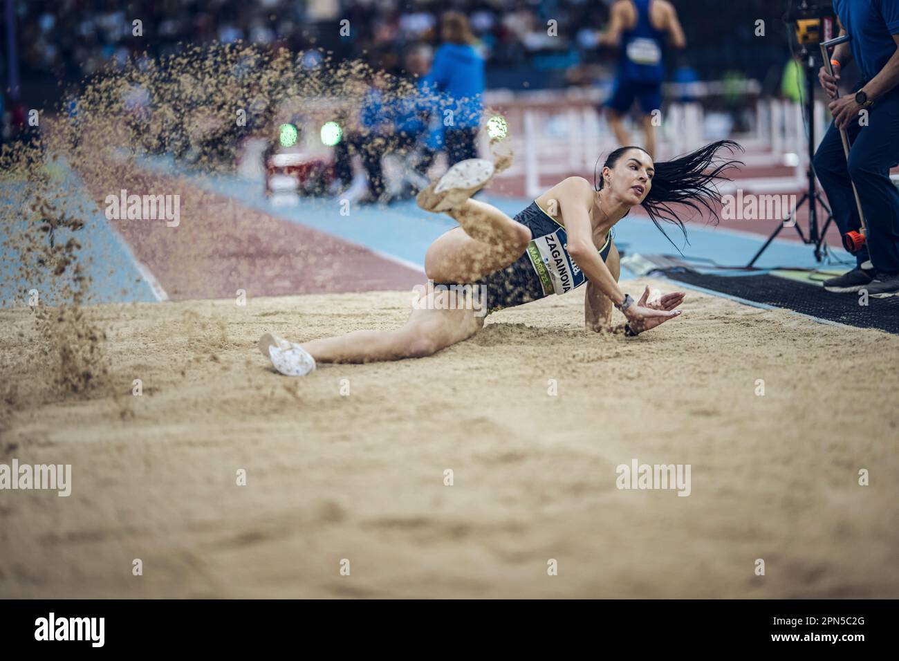 Diana Zagainova participating in the Madrid Indoor Tour of Madrid 2023 ...