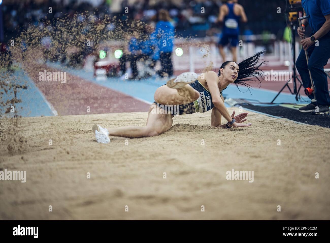 Diana Zagainova participating in the Madrid Indoor Tour of Madrid 2023 ...