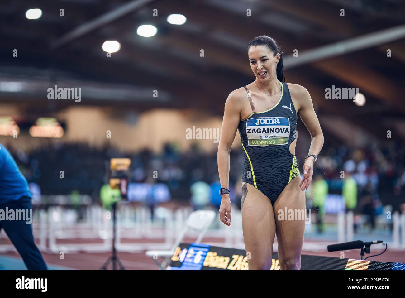 Diana Zagainova participating in the Madrid Indoor Tour of Madrid 2023 ...