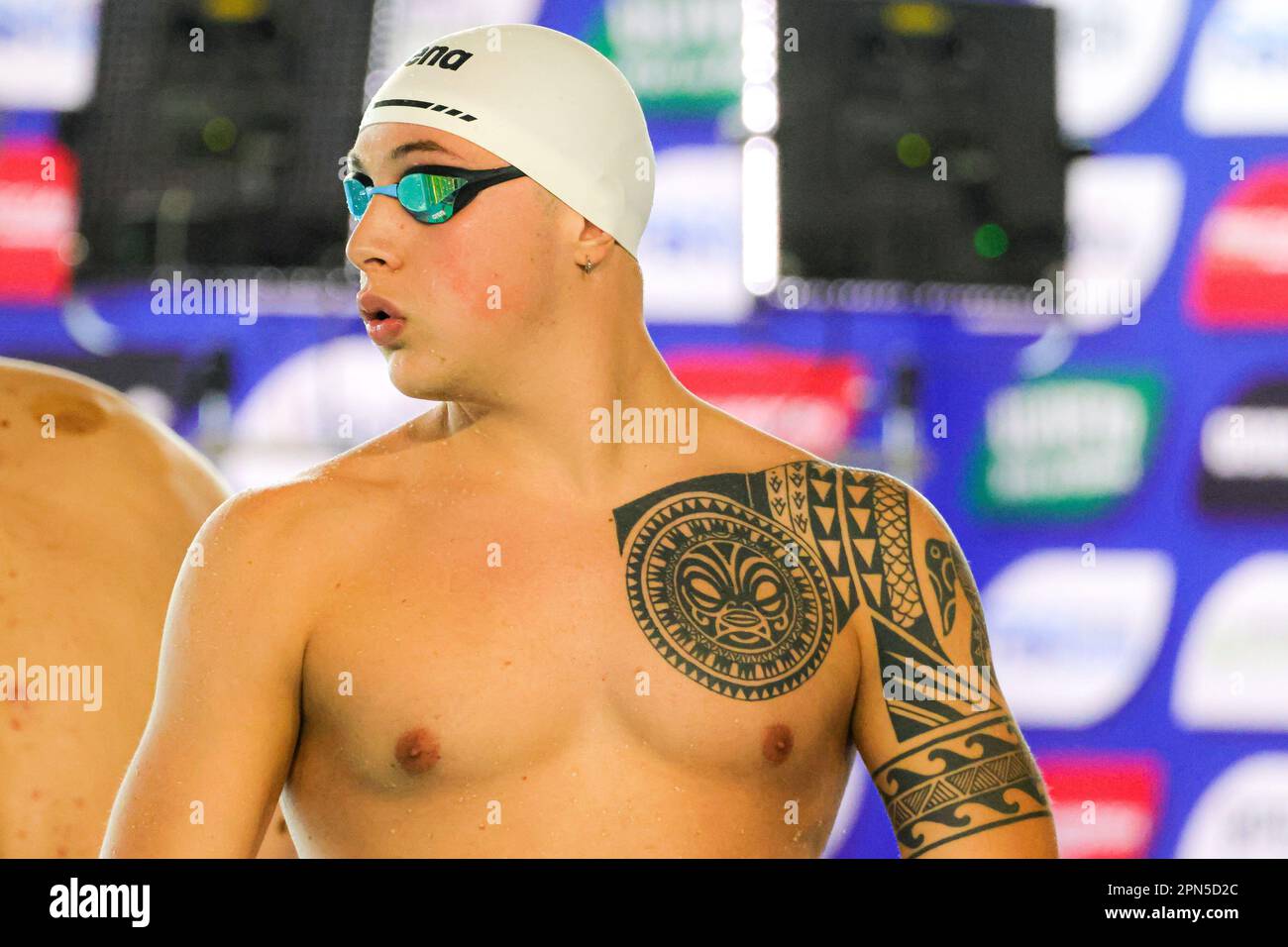 Riccione, Italy. 16th Apr, 2023. Busa Michele in action during the ...