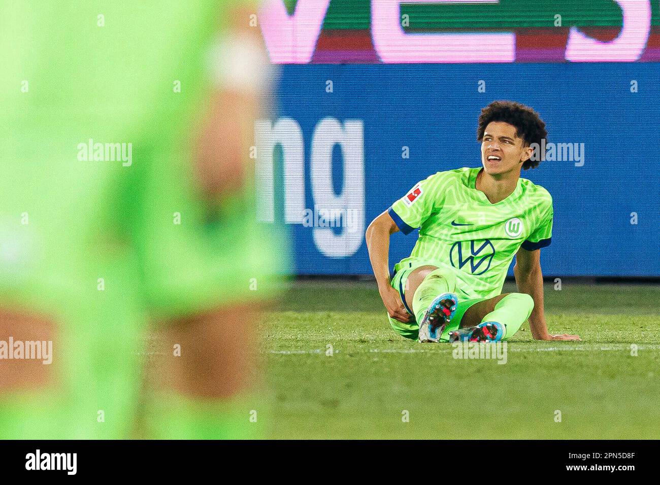 Wolfsburg, Deutschland. 16th Apr, 2023. firo : 04/16/2023, football ...