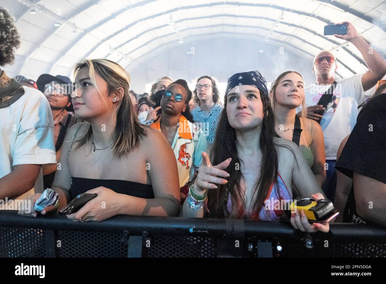 Festivalgoers are seen at the Coachella Music & Arts Festival at the ...