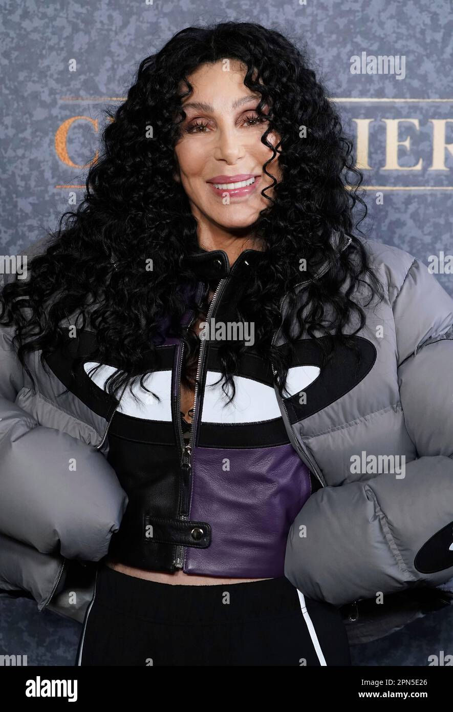 Cher arrives at the premiere of "Chevalier," Sunday, April 16, 2023, at ...