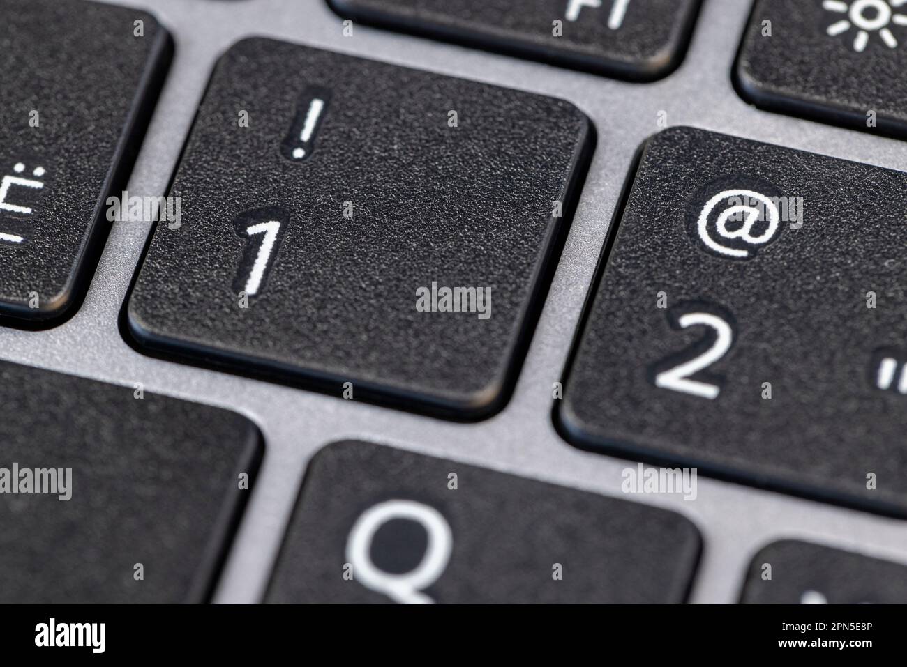 Black Plastic Keyboard from Computer, Black New computer keyboard on ...