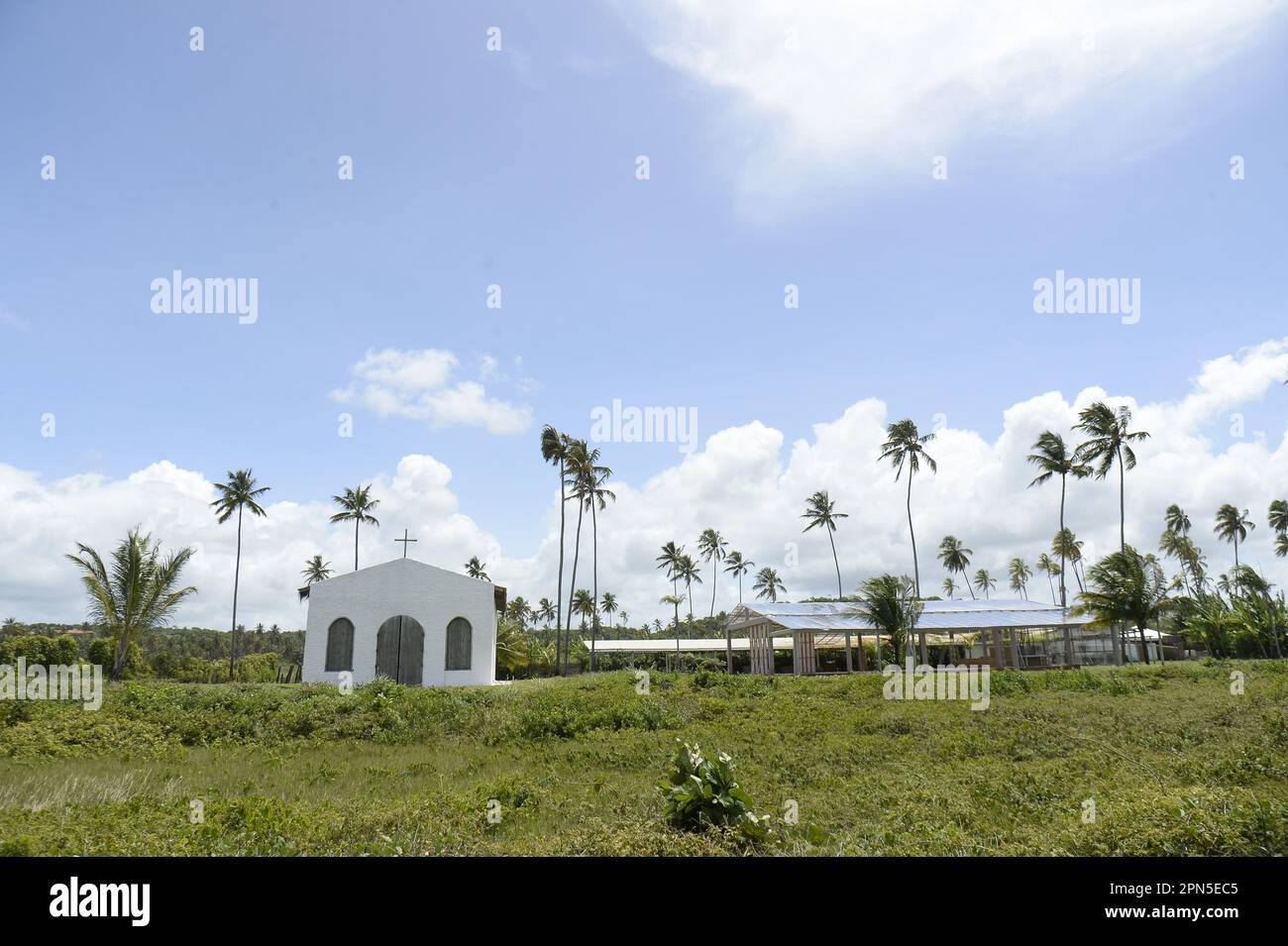Alagoas - Brazil. Milagres beach in northeastern Brazil and its famous ...