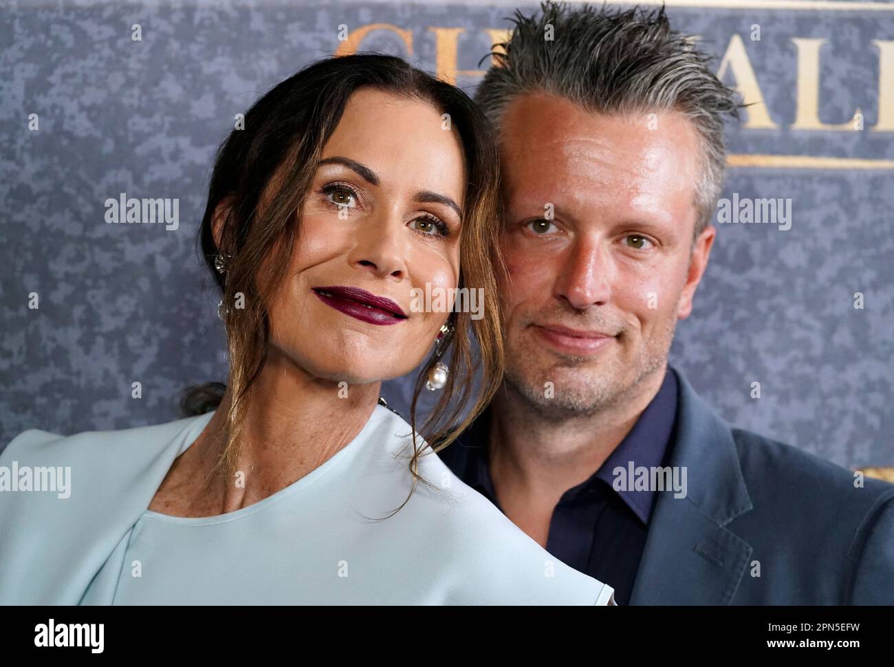 Minnie Driver, left, and Addison O'Dea arrive at the premiere of ...