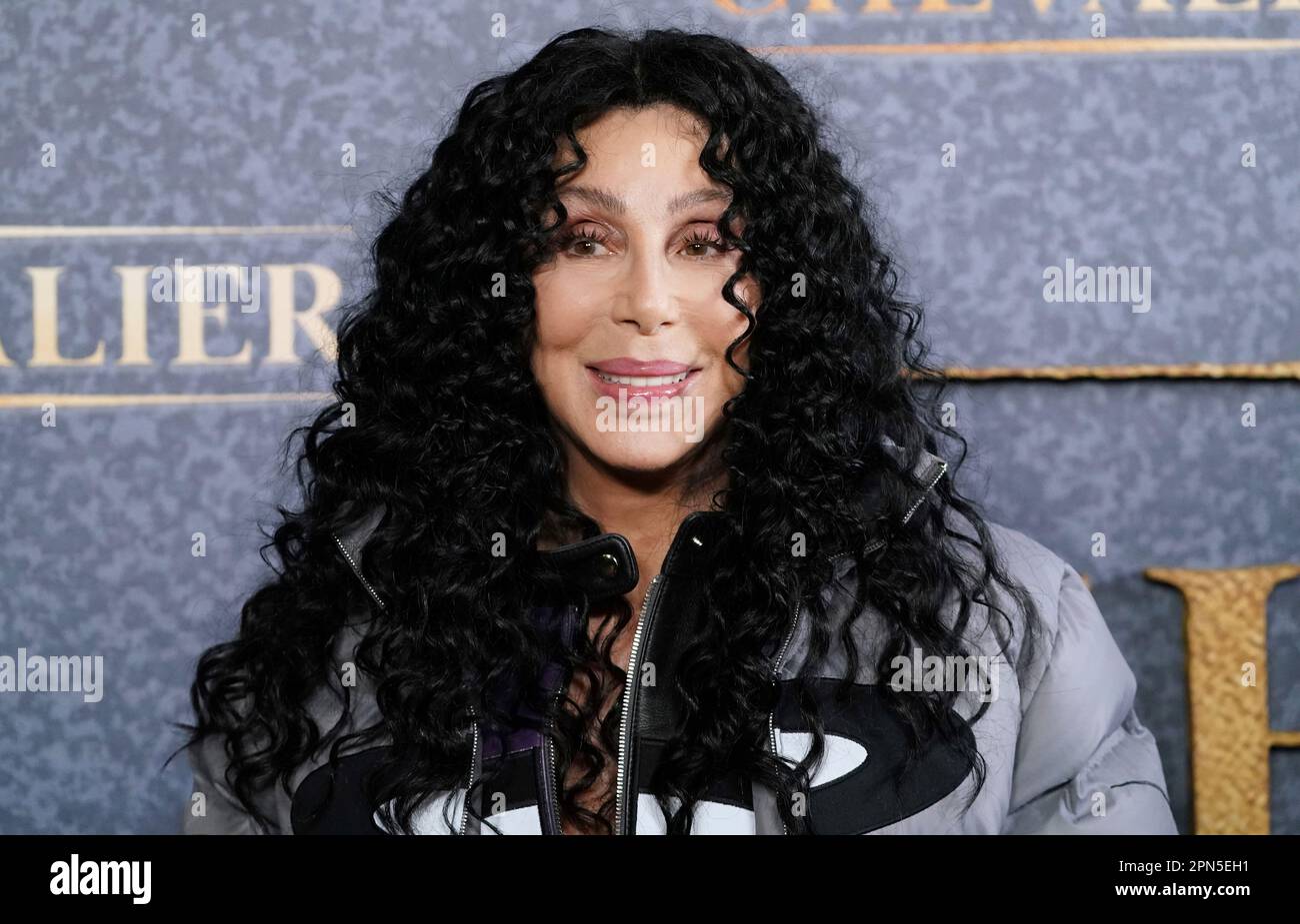Cher arrives at the premiere of "Chevalier," Sunday, April 16, 2023, at ...