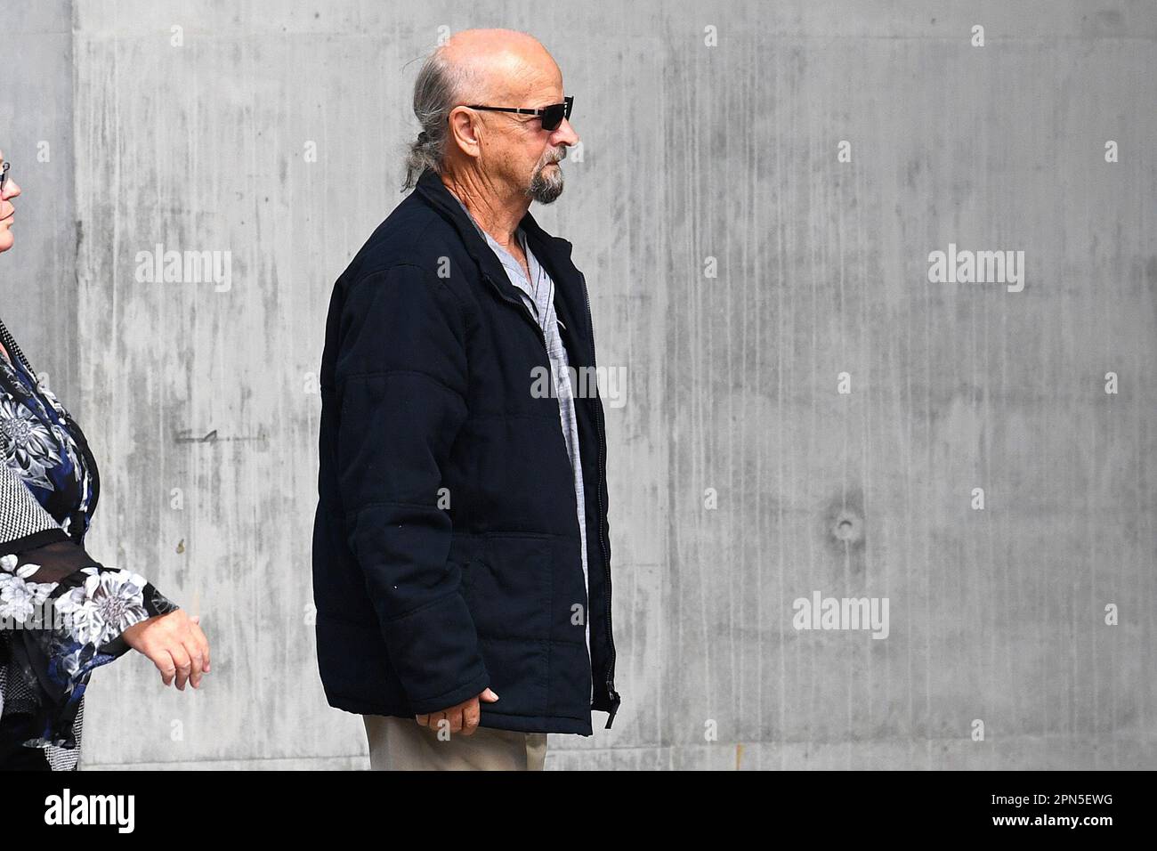 Peter Koenig arrives at the Brisbane Supreme Court in Brisbane, Monday ...