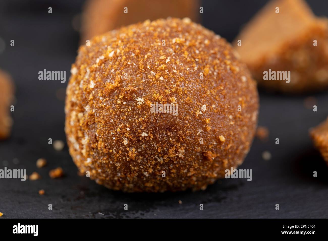 delicious round chocolate candy made of cocoa and sugar, delicious ...