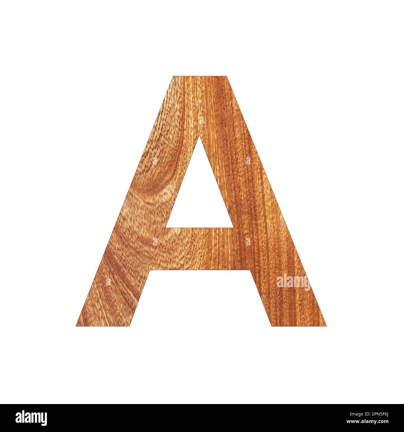 Capital letter A on oak wood texture - White background Stock Photo - Alamy