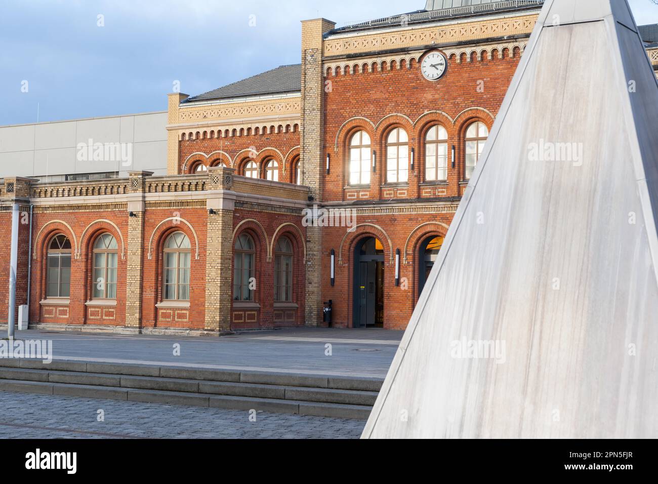 Halberstadt railway station Stock Photo - Alamy