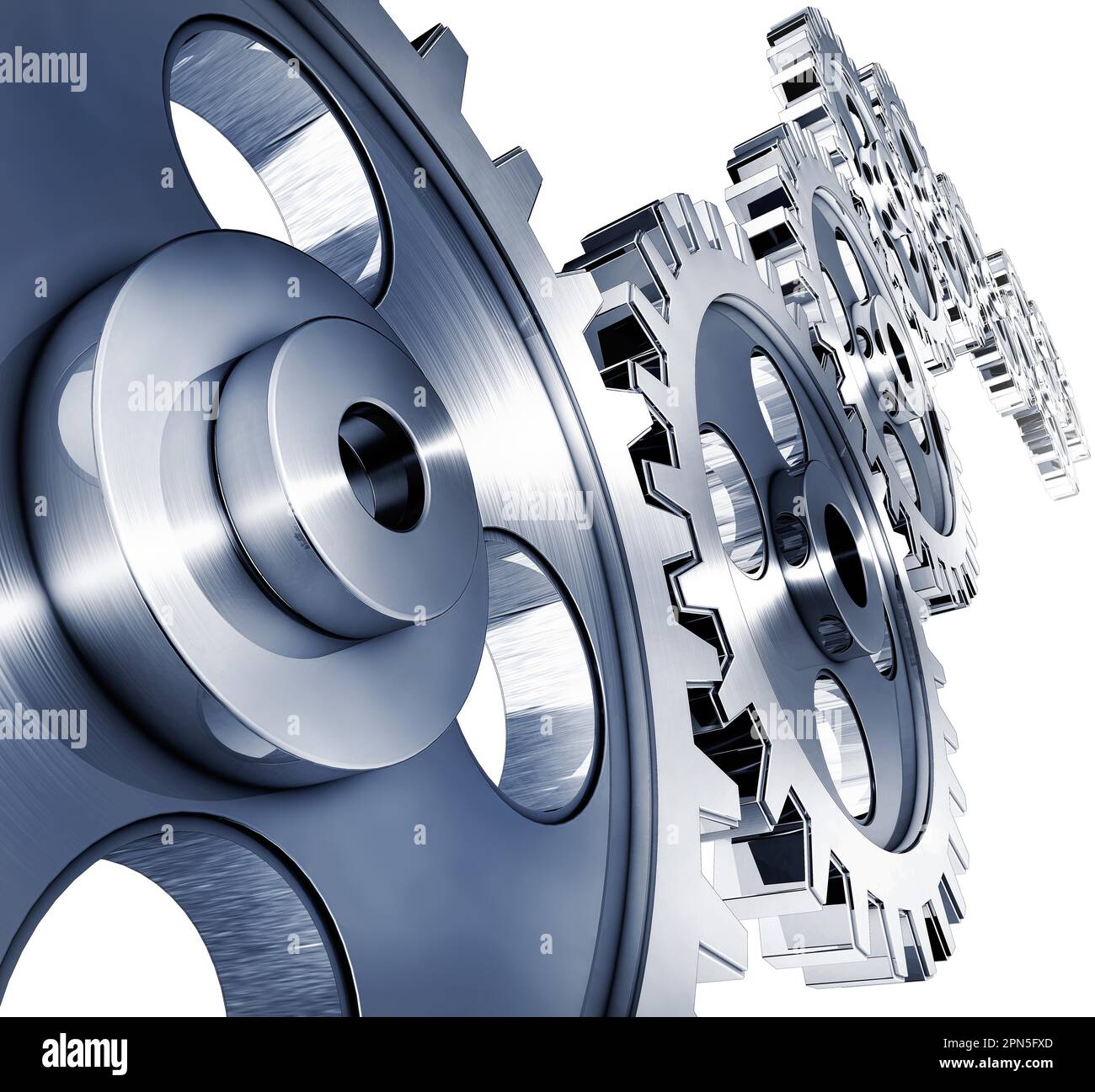 3D rendering of gears Stock Photo - Alamy