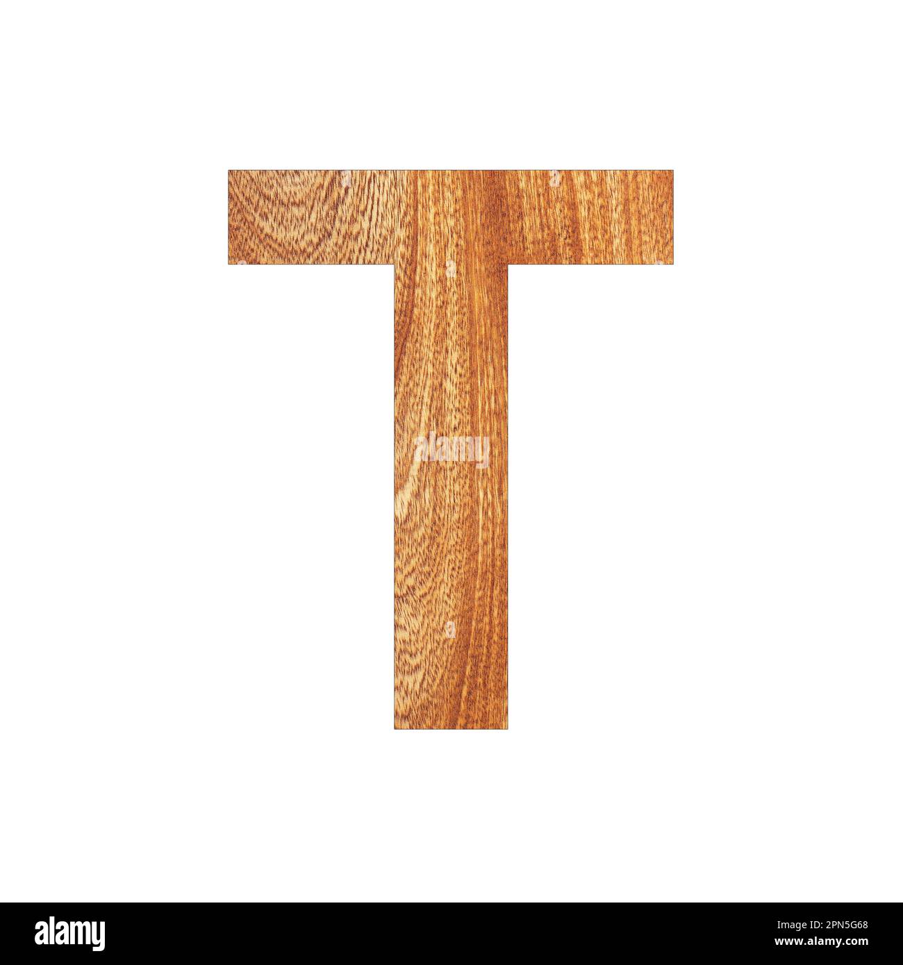 Capital letter T on oak wood texture - White background Stock Photo - Alamy