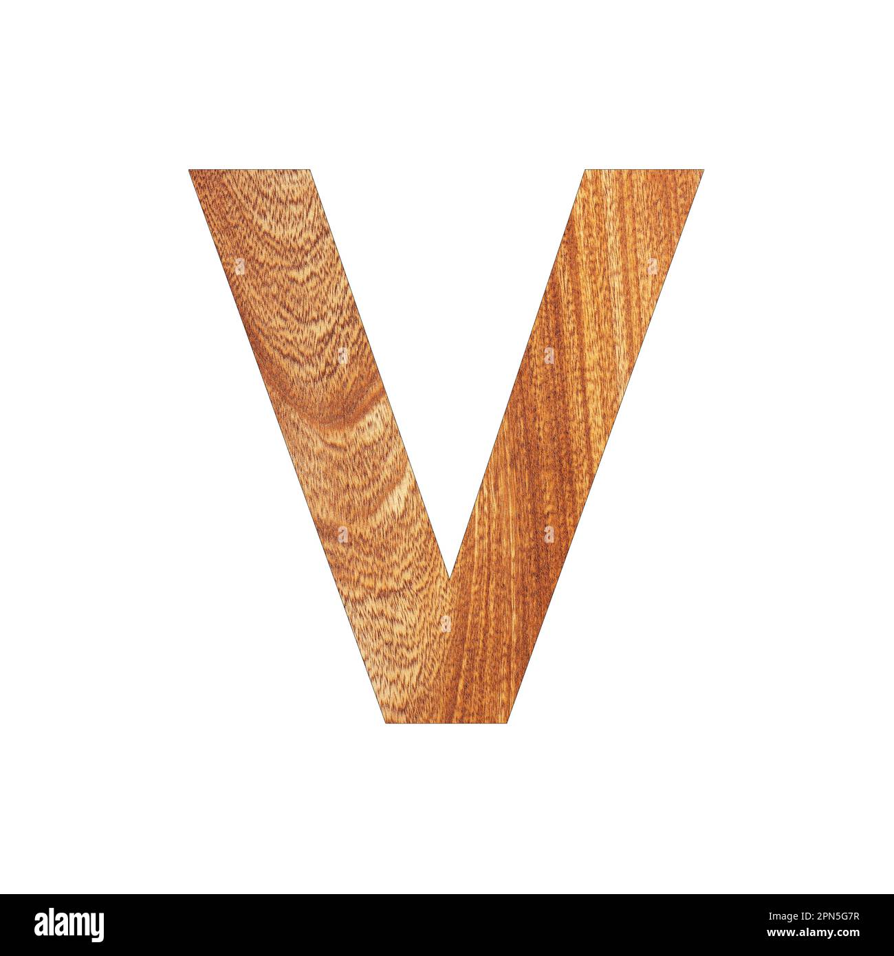 Capital letter V on oak wood texture - Black background Stock Photo - Alamy