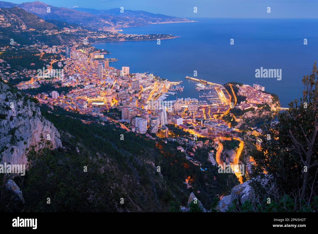 Monaco sunset sky hi-res stock photography and images - Alamy