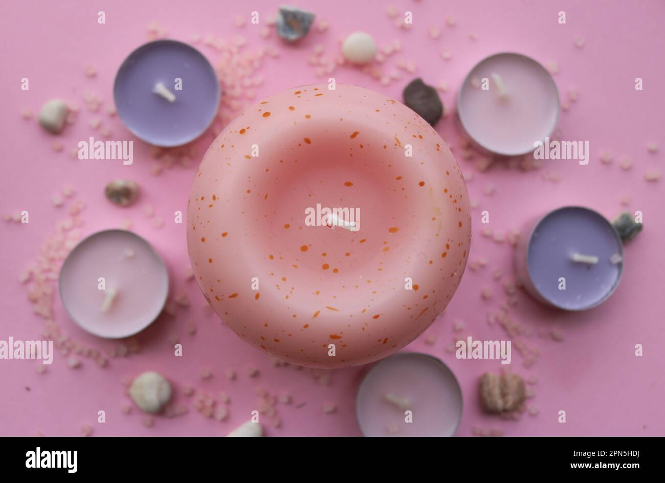 Candle flame pink hi-res stock photography and images - Alamy