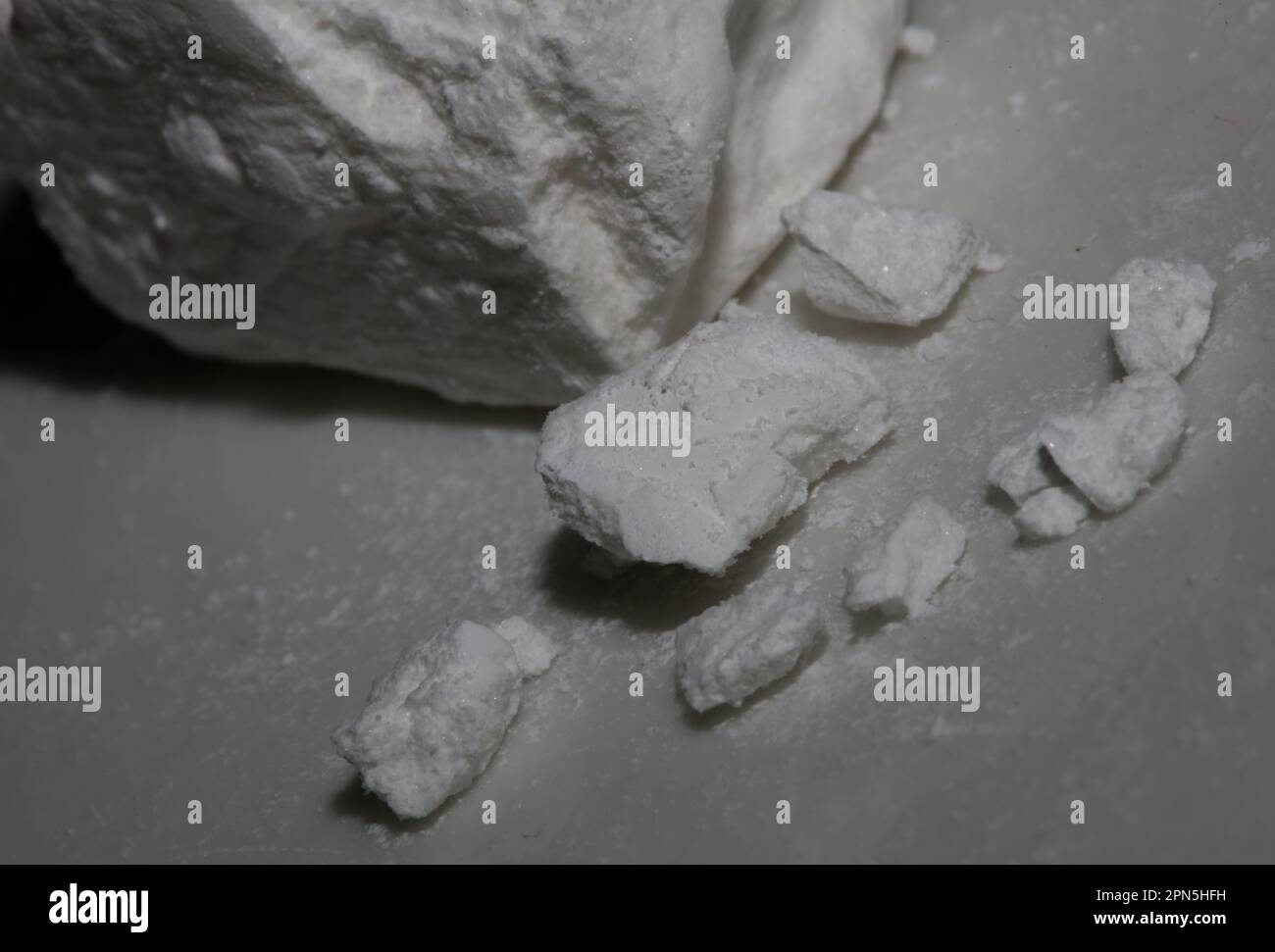 Pure cocaine rocks close up dope and drugs background high quality big ...