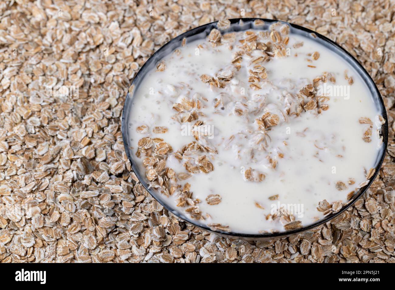 yogurt made from cow's milk with the addition of a large amount of oat ...