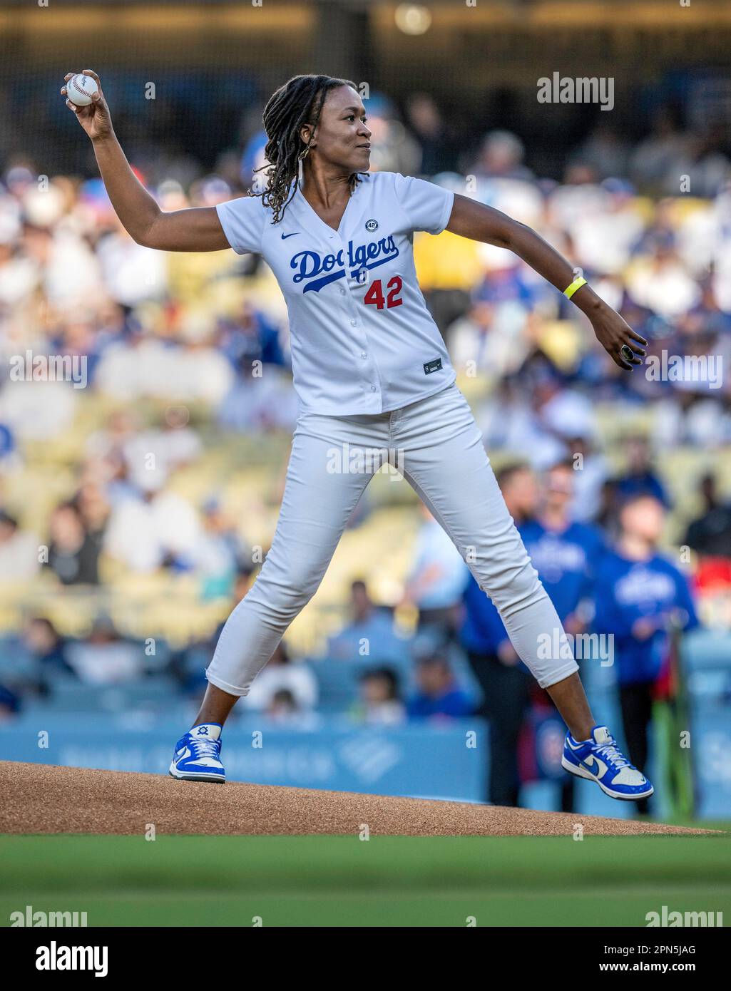 April 15, 2023, Los Angeles, California, USA: To celebrate Jackie ...