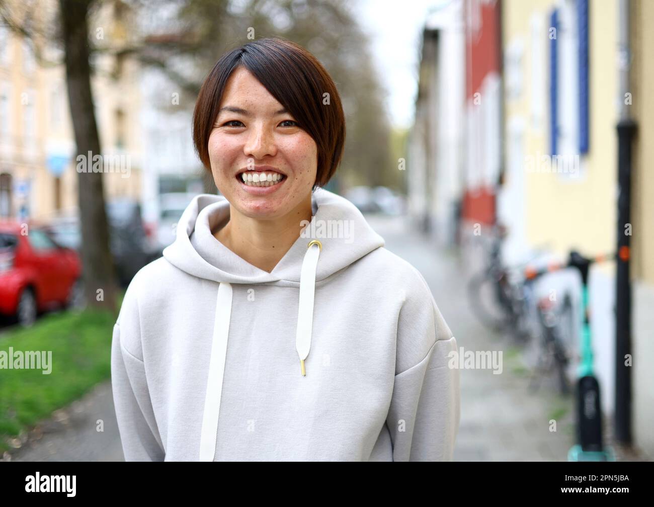 Japanese footballer Saki Kumagai who plays for German club FC Bayern ...