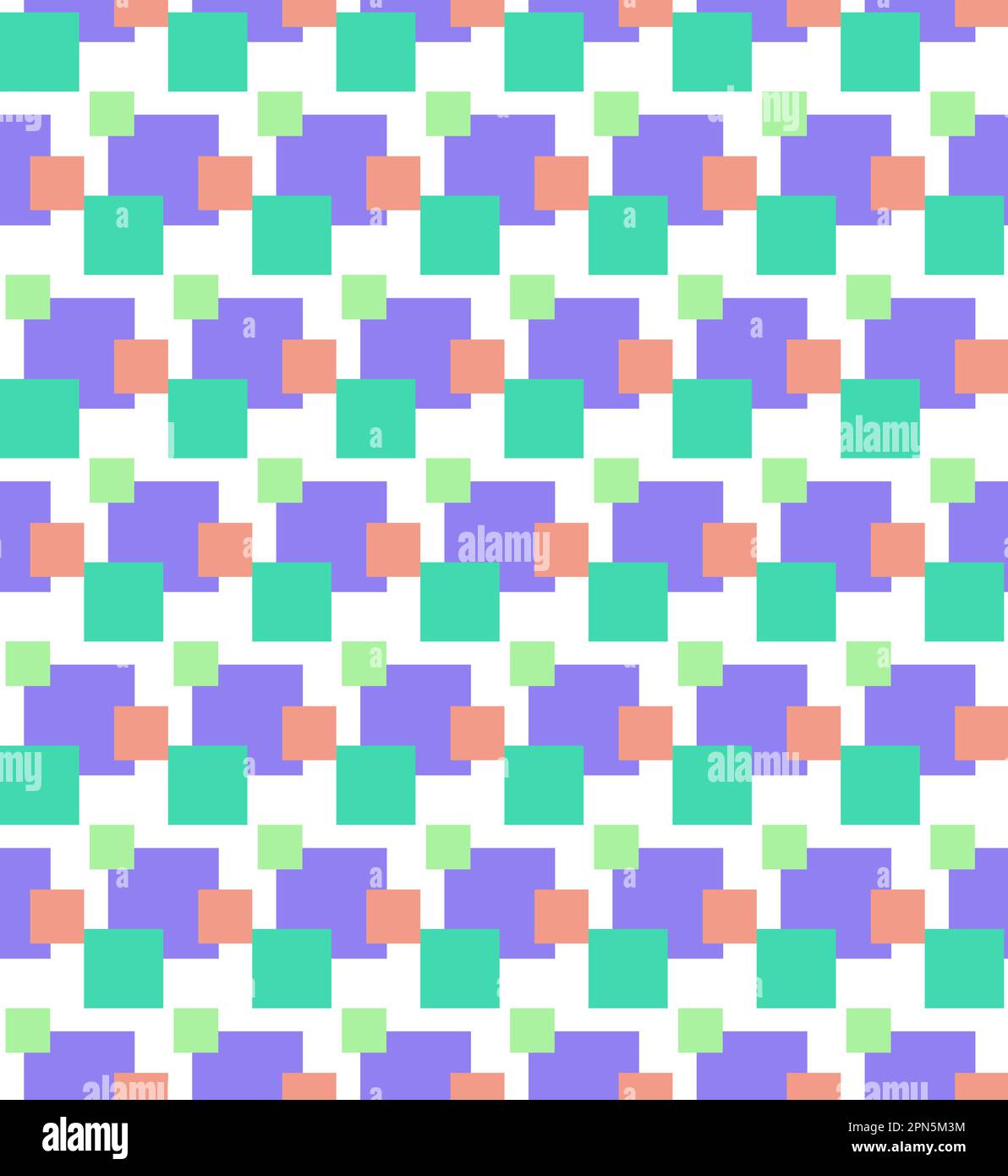 Seamless pattern made of colorful rectangles, punchy color palette ...