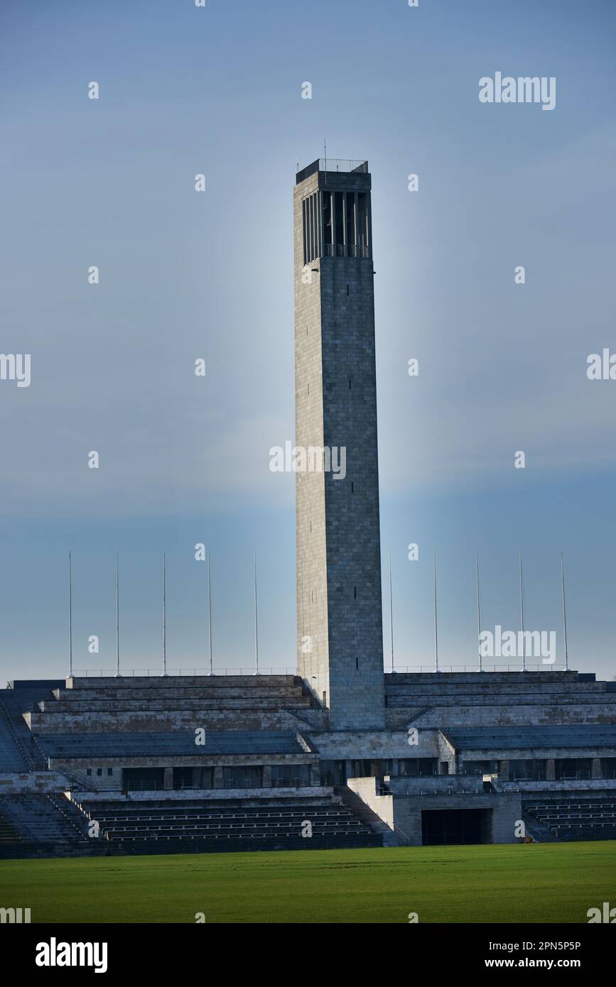 Bell Tower, Maifeld, Olympiapark, Charlottenburg, Berlin, Germany Stock ...