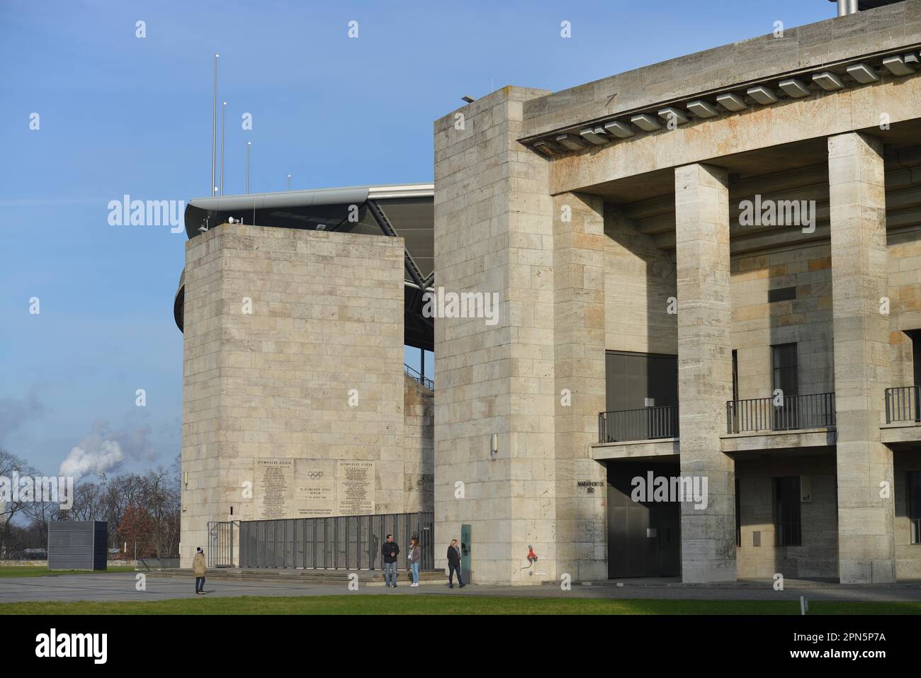 Marathon Gate, Olympic Stadium, Charlottenburg, Berlin, Germany Stock ...