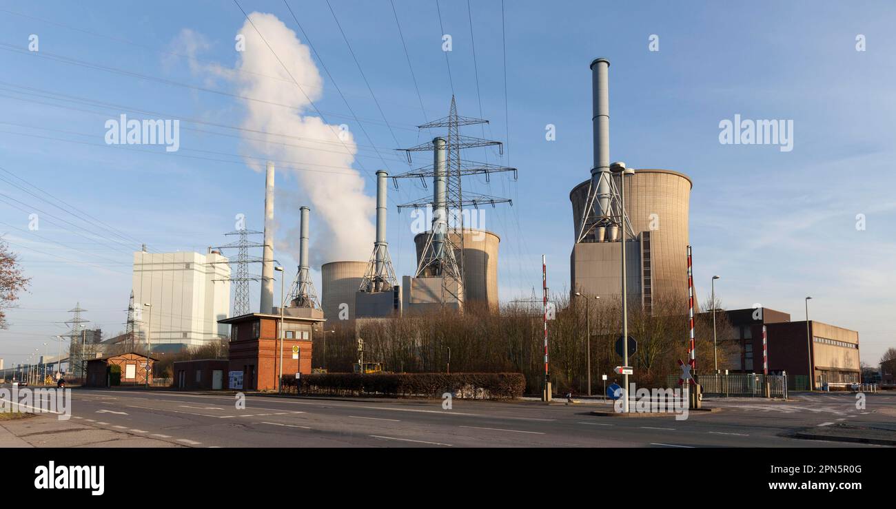 Gas and steam turbine power plant, Gersteinwerk, Stockum, Werne, North ...