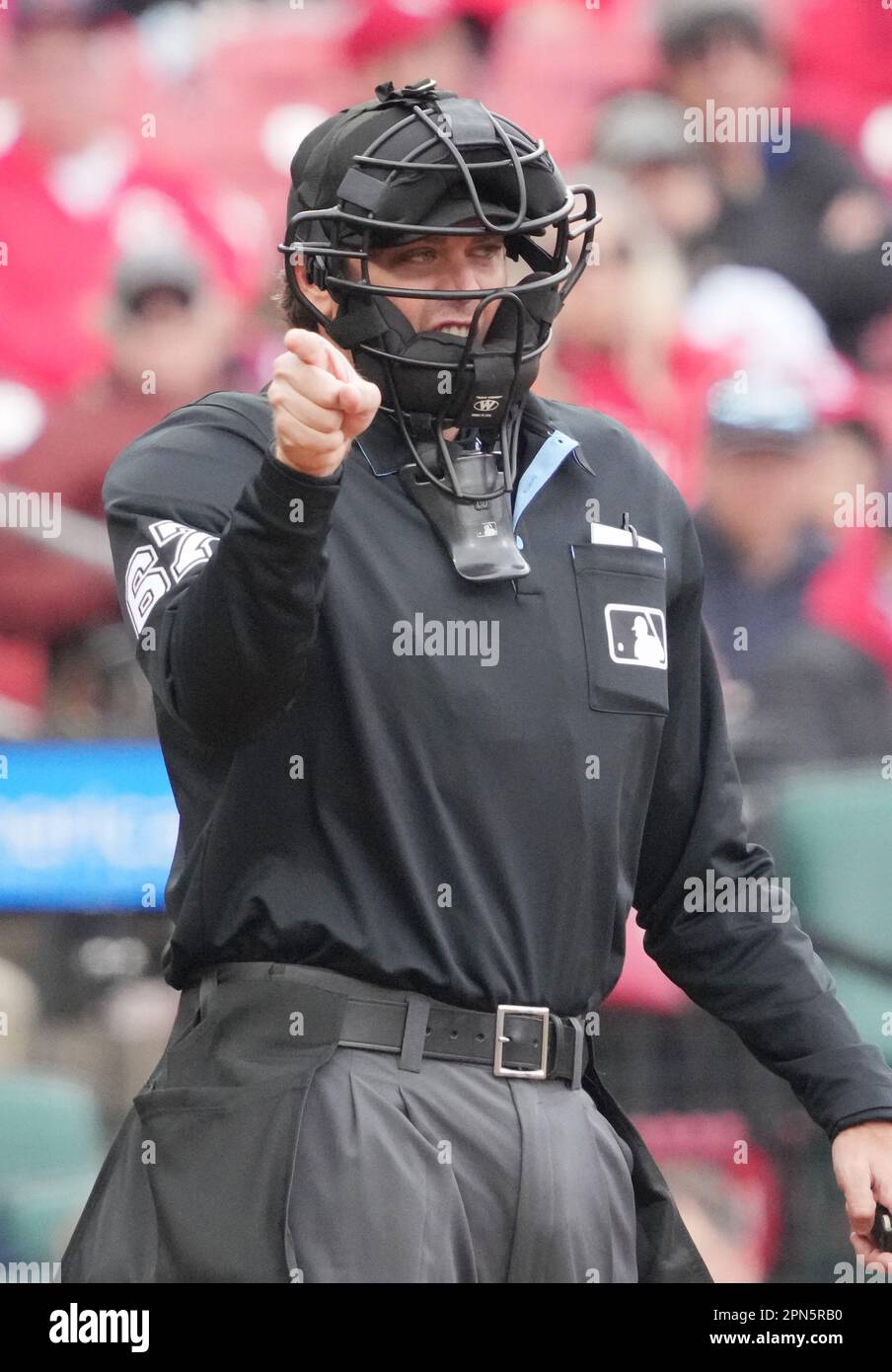 St. Louis, United States. 16th Apr, 2023. Home Plate umpire Ryan ...