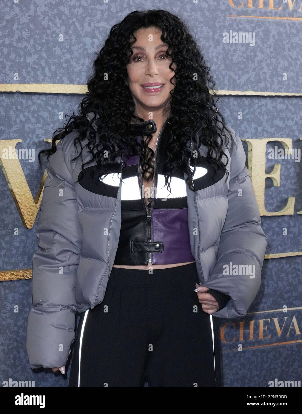 Cher arrives at the premiere of "Chevalier," Sunday, April 16, 2023, at ...