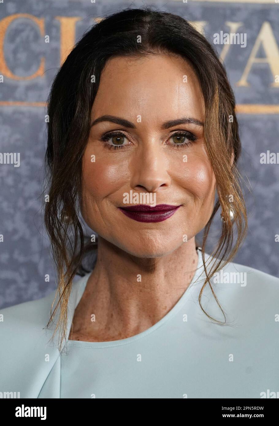 Minnie Driver arrives at the premiere of "Chevalier," Sunday, April 16 ...