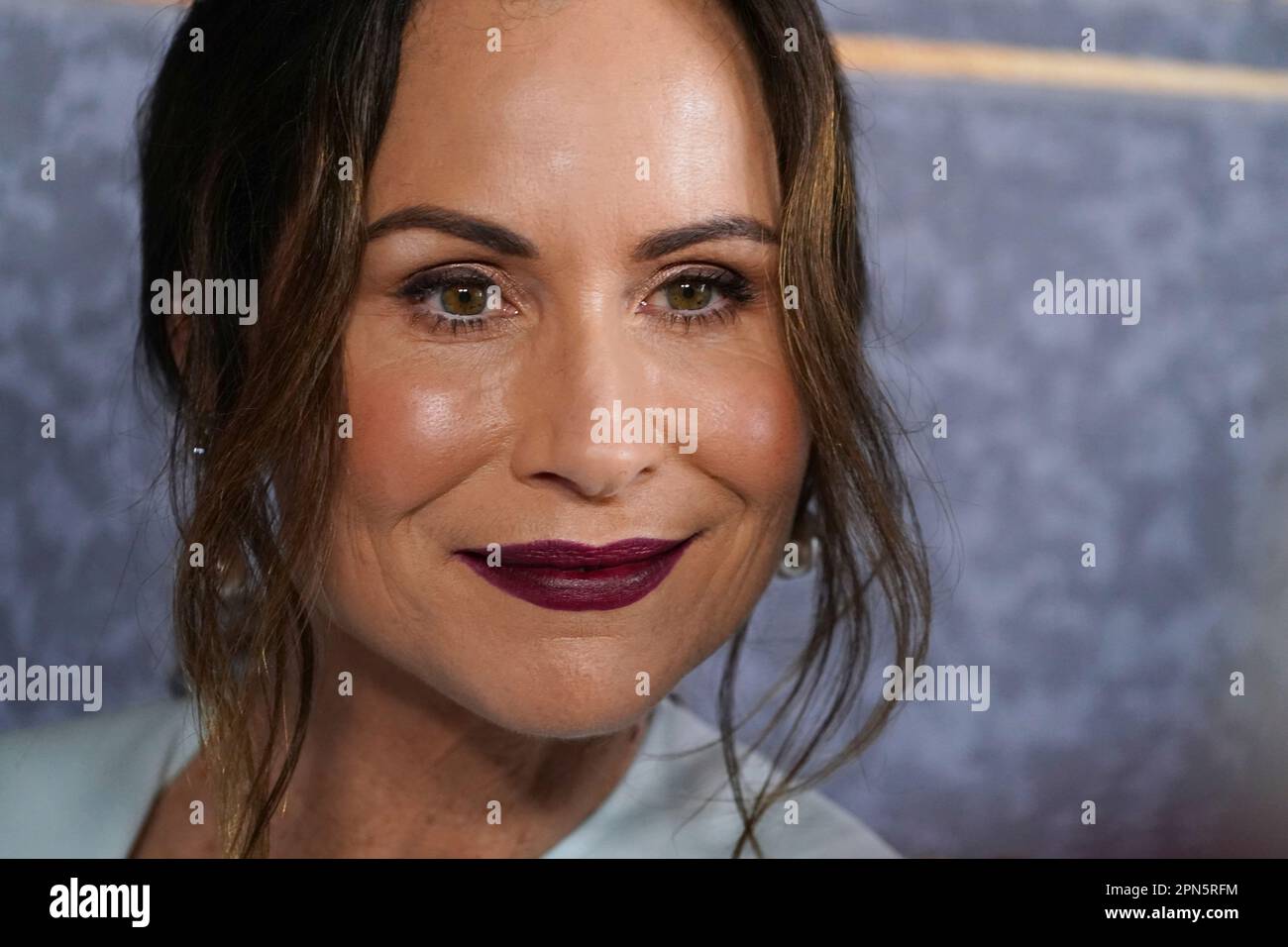 Minnie Driver arrives at the premiere of "Chevalier," Sunday, April 16 ...