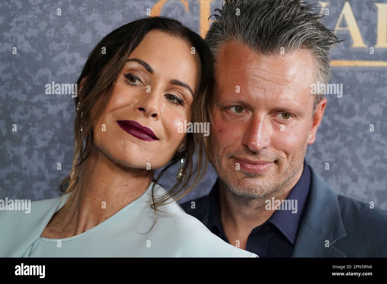 Minnie Driver, left, and Addison O'Dea arrive at the premiere of ...
