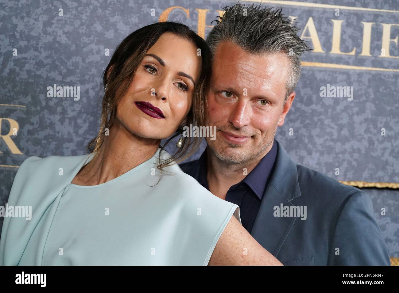 Minnie Driver, left, and Addison O'Dea arrive at the premiere of ...