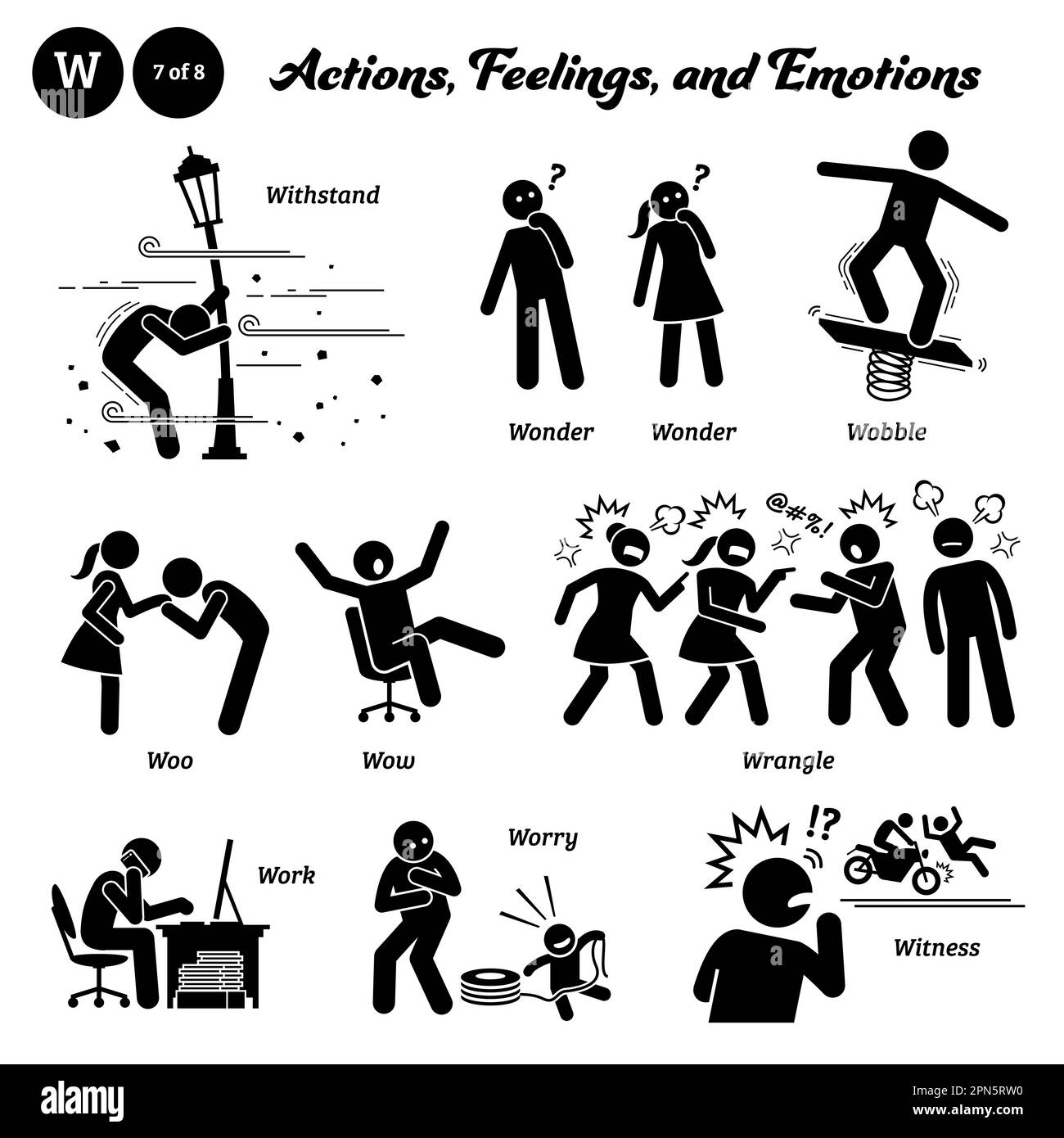 Worried Stick Figure