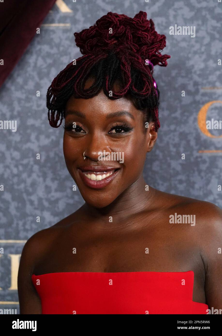 Ronke Adekoluejo arrives at the premiere of "Chevalier," Sunday, April ...