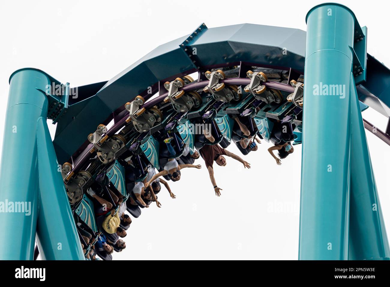 Mako is an amazing roller coaster Stock Photo - Alamy