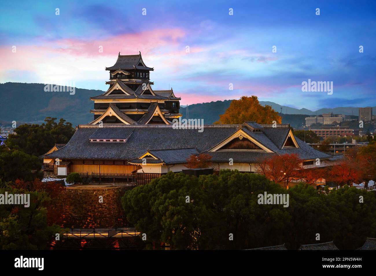 Kumamoto, Japan - Nov 23 2022: Kumamoto Castle's history dates to 1467 ...