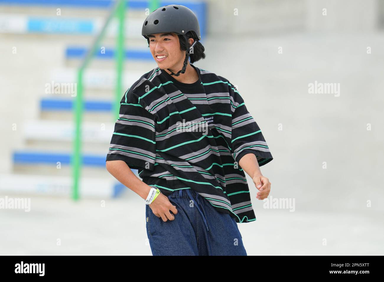 Ibaraki, Japan. 14th Apr, 2023. Aimu Yamazuki Skateboarding : The 2nd ...