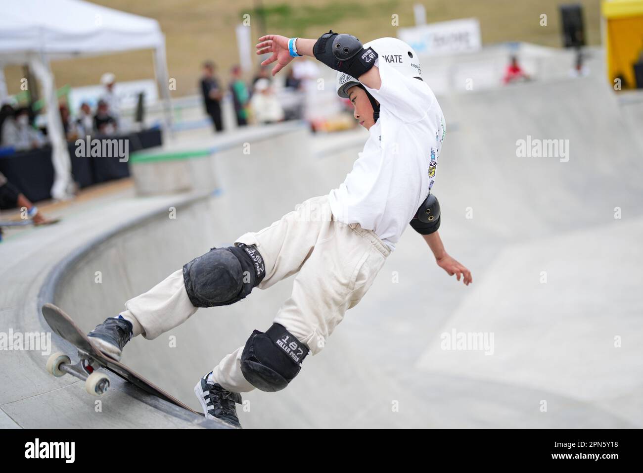 Ibaraki, Japan. 14th Apr, 2023. Itsuki Takushima Skateboarding : The ...