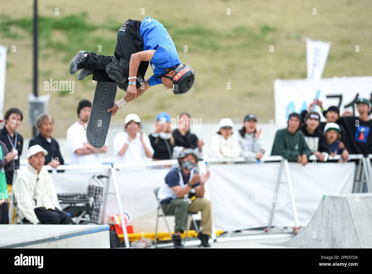 Ibaraki, Japan. 14th Apr, 2023. Issei Sakurai Skateboarding : The 2nd ...