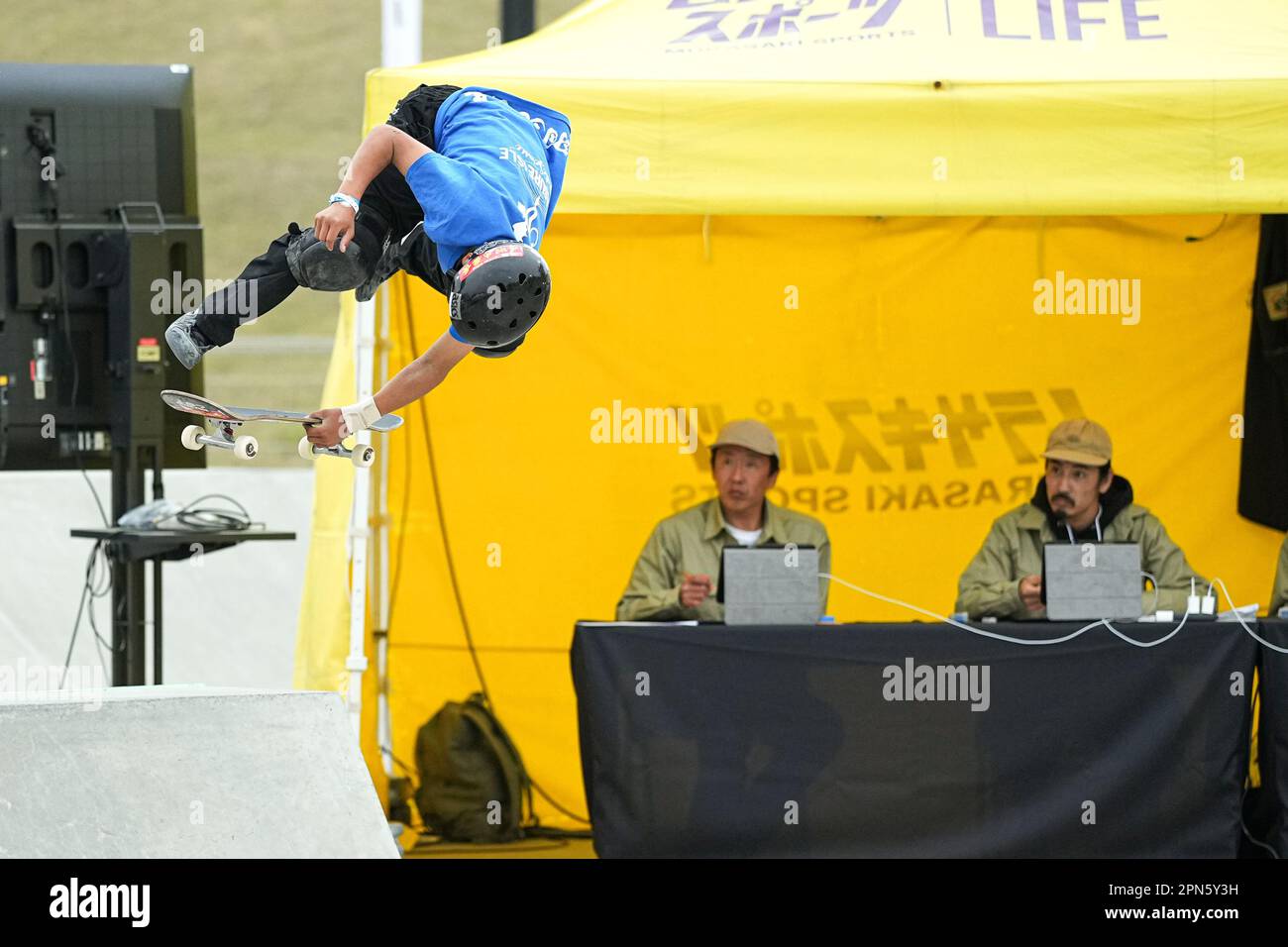 Ibaraki, Japan. 14th Apr, 2023. Issei Sakurai Skateboarding : The 2nd ...