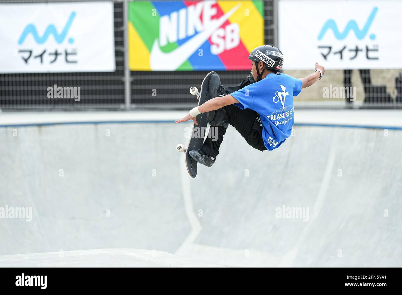 Ibaraki, Japan. 14th Apr, 2023. Issei Sakurai Skateboarding : The 2nd ...