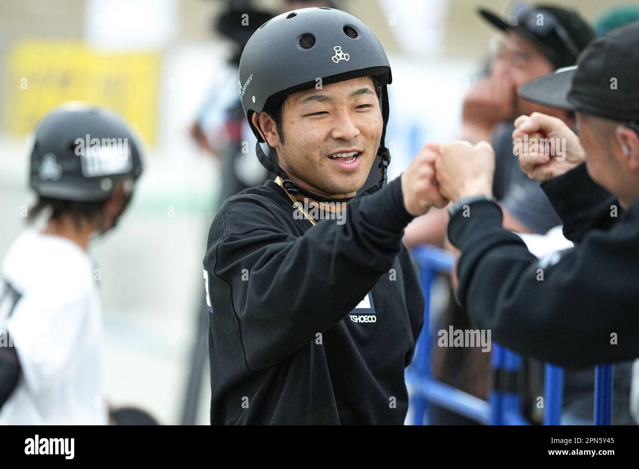Ibaraki, Japan. 14th Apr, 2023. Kensuke Sasaoka Skateboarding : The 2nd ...