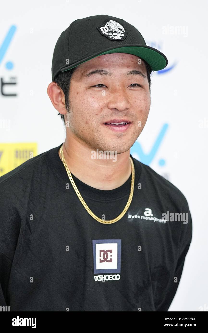 Ibaraki, Japan. 14th Apr, 2023. Kensuke Sasaoka Skateboarding : The 2nd ...